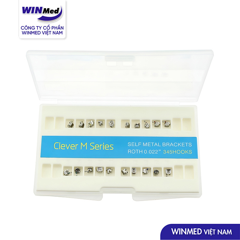 Mắc cài kim loại tự buộc - CLEVER M CREATIVE | Chính hãng